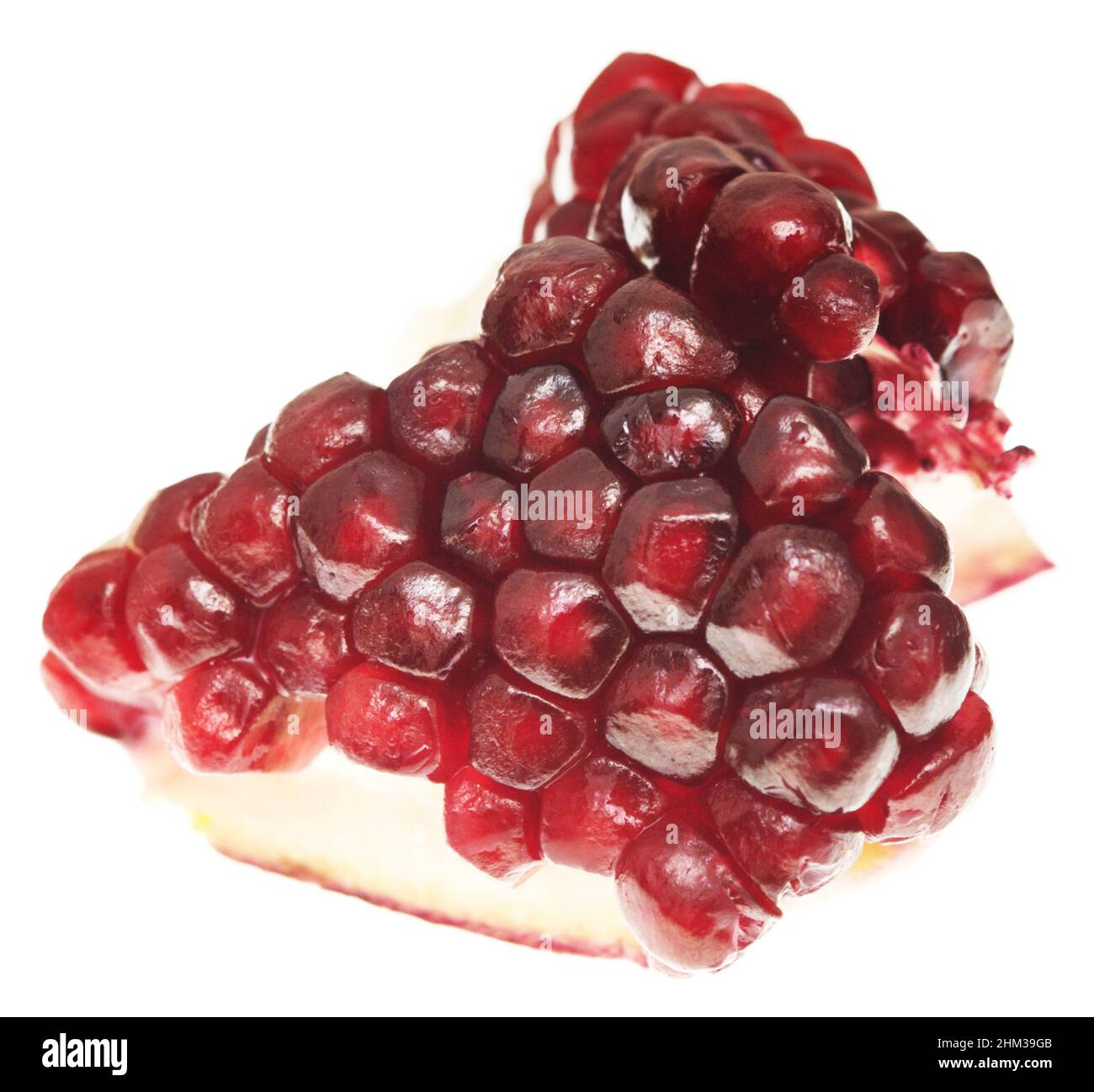 Pomegranate isolated on white background Stock Photo - Alamy