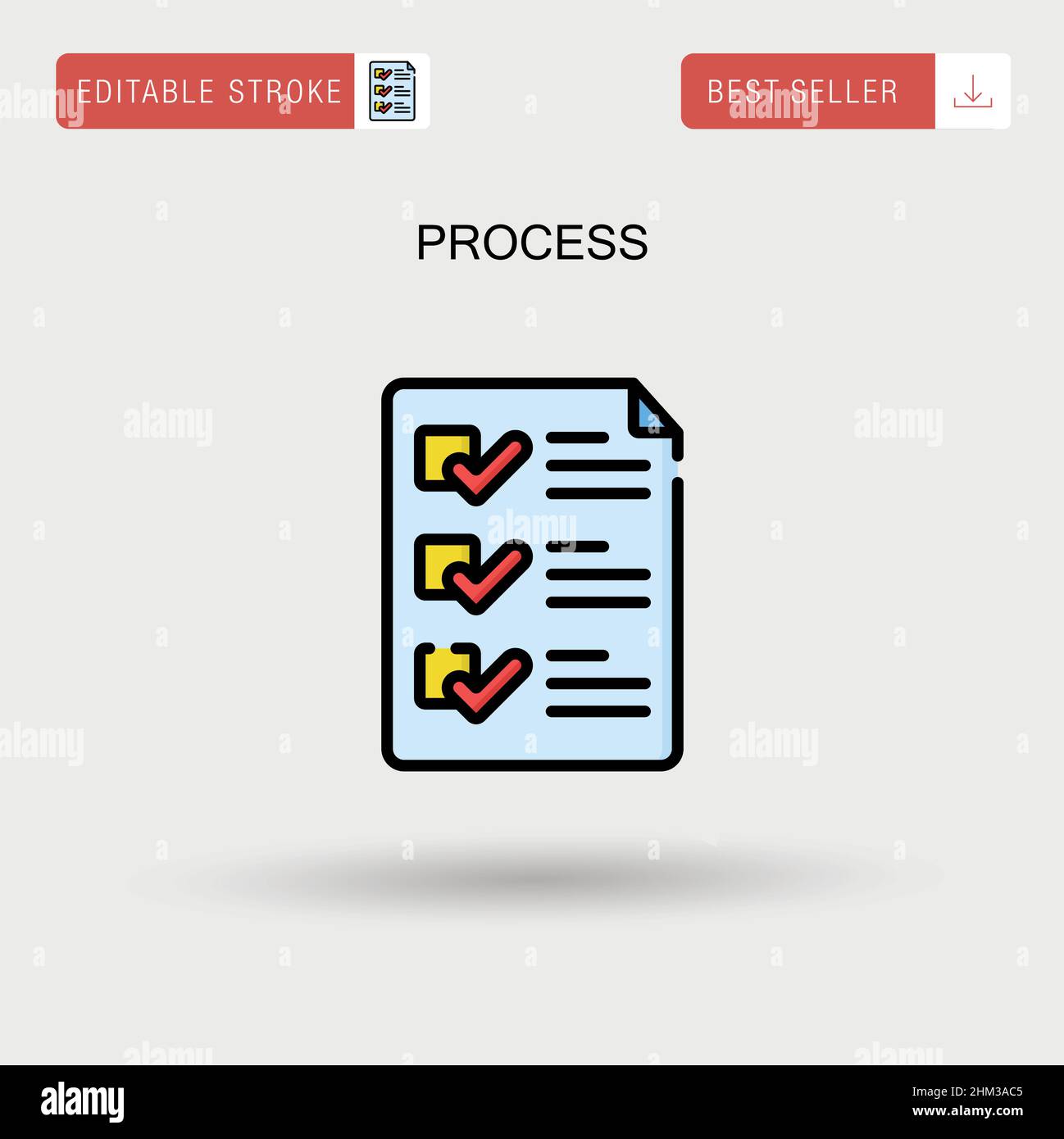 Process flow icon Stock Vector Images - Alamy