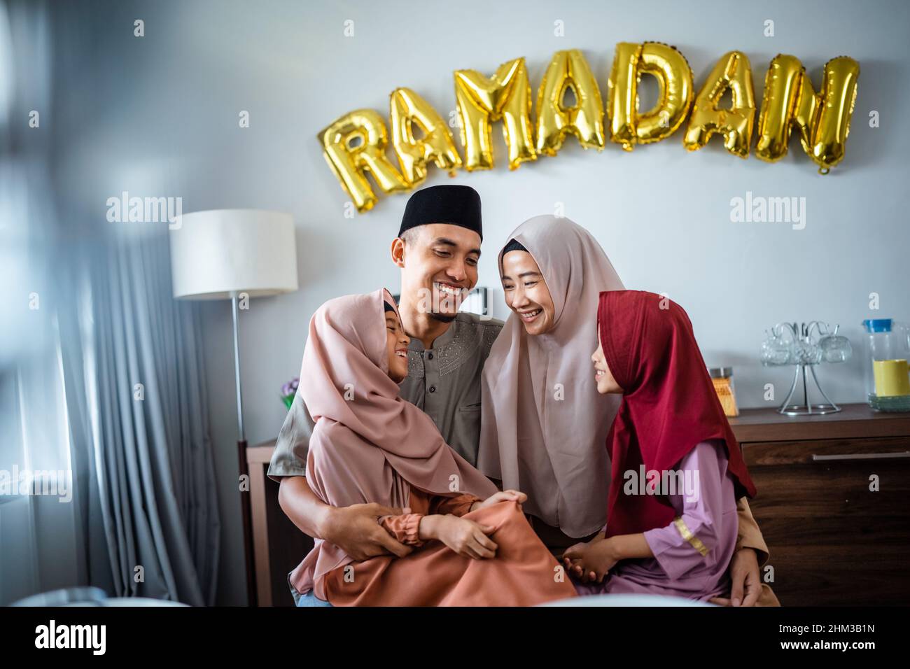 happy asian family muslim enjoy their time together Stock Photo - Alamy