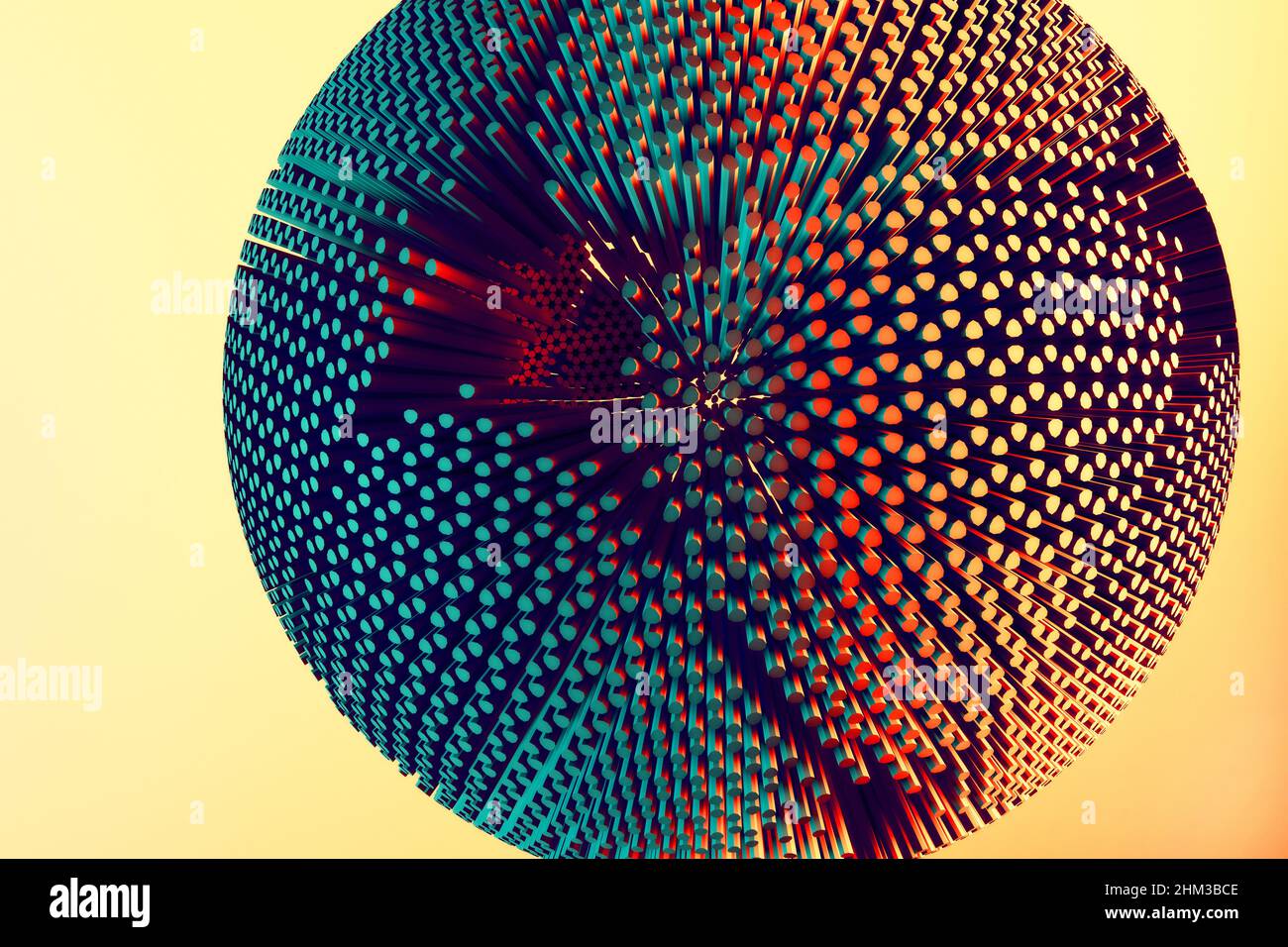 Abstract mesh sphere. 3D rendering Stock Photo - Alamy