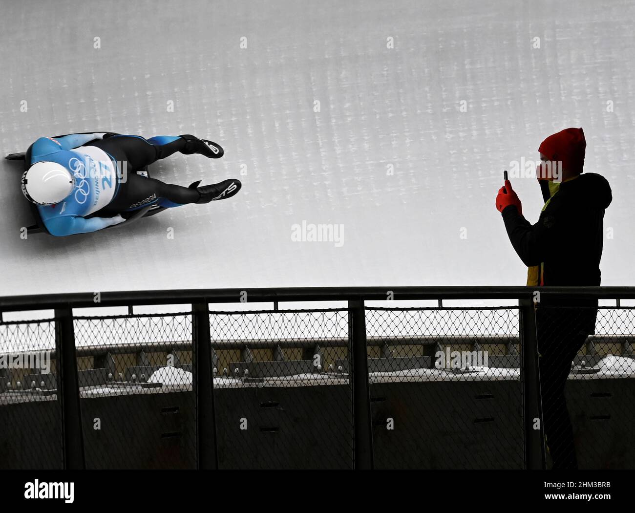 Skeleton Olympics Crash