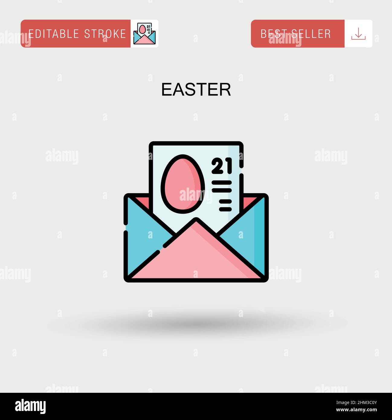 Creative easter decoration Stock Vector Images - Alamy