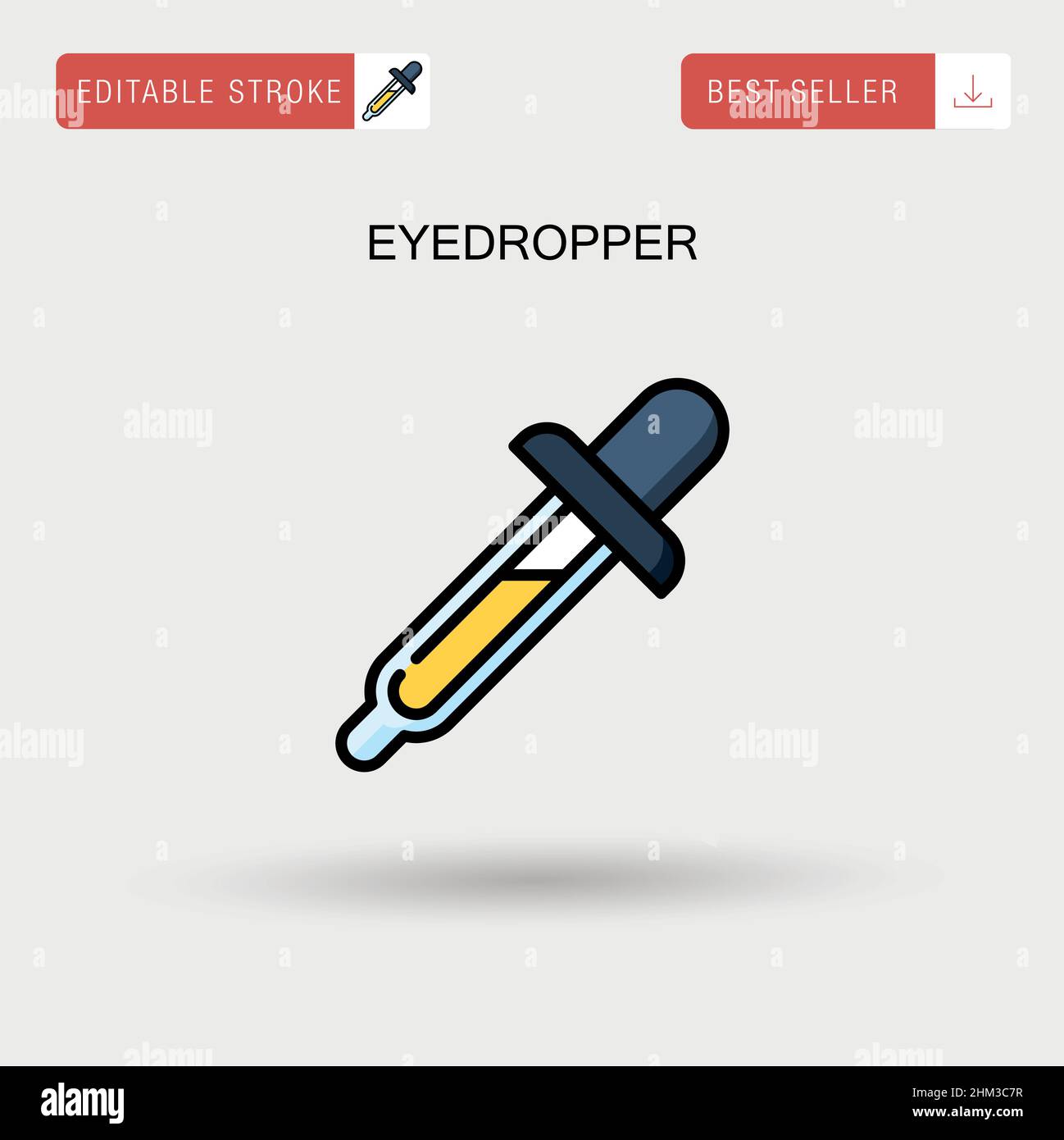 Eyedropper Simple vector icon Stock Vector Image & Art - Alamy