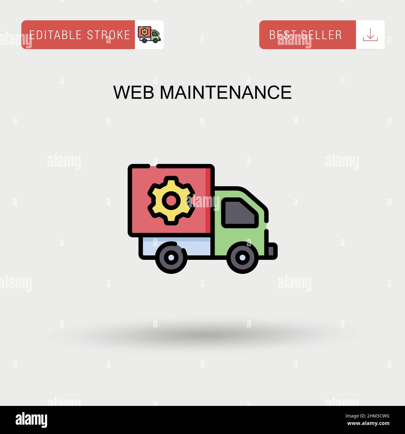 Web maintenance Simple vector icon Stock Vector Image & Art - Alamy