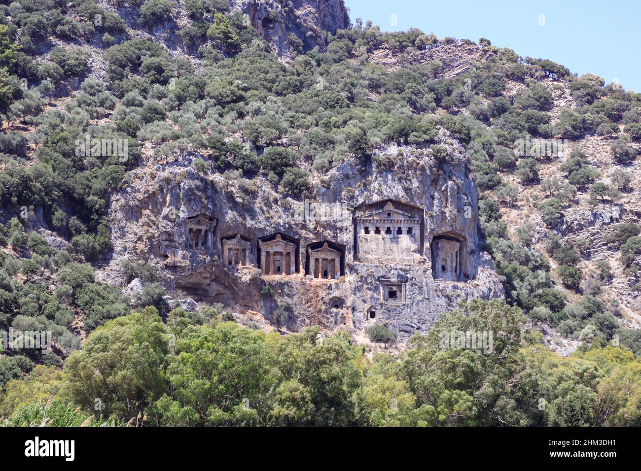 Kings tombs fethiye hi-res stock photography and images - Alamy