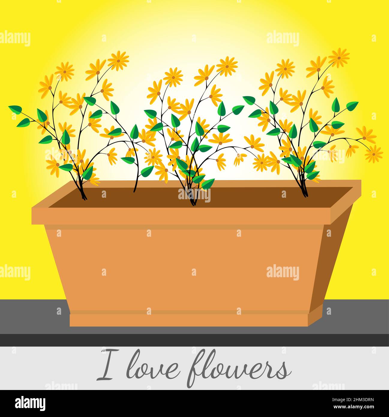 Green planter Stock Vector Images - Alamy