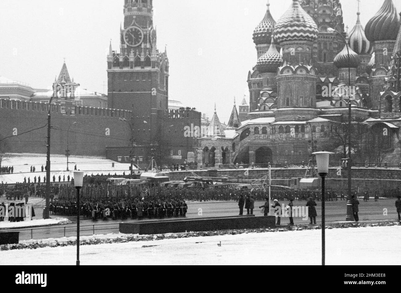 View from Moscow with the Kremlin and St. Basil the Blessed Church, The ...