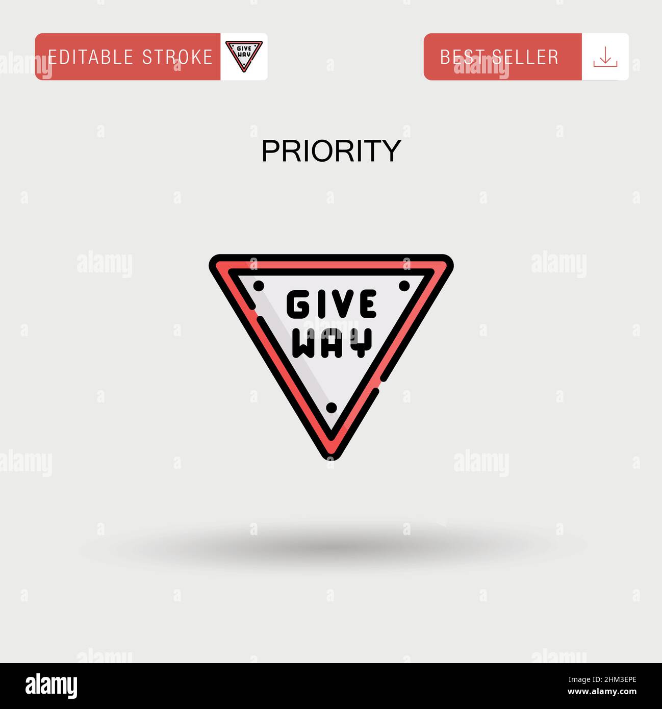 Priority Simple vector icon Stock Vector Image & Art - Alamy