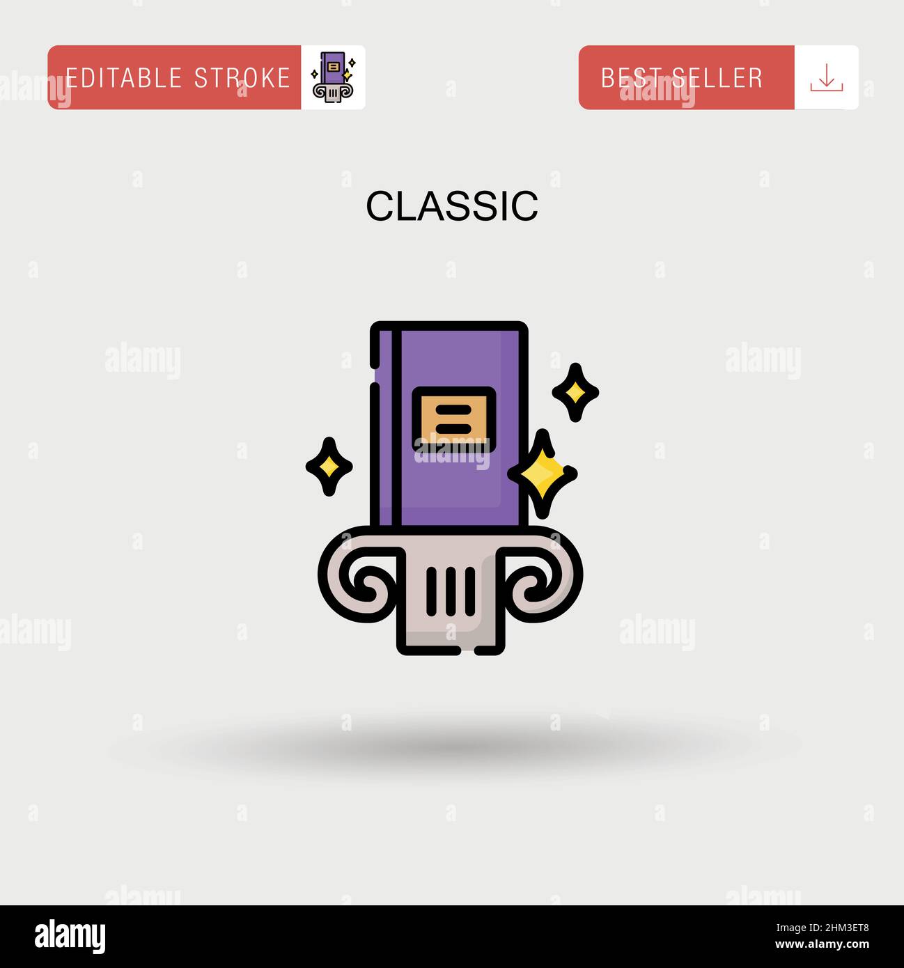 Classic Simple vector icon Stock Vector Image & Art - Alamy