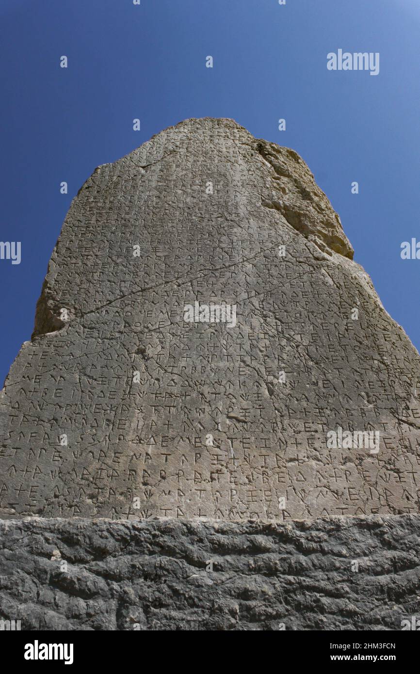 Lycian alphabet hi-res stock photography and images - Alamy