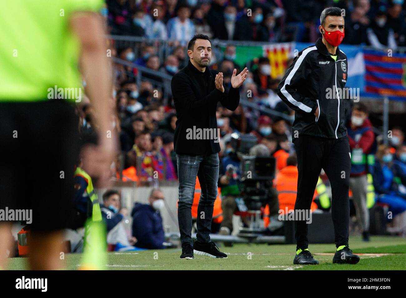 Barcelona, Spain. 06th Feb, 2022. Xavi Hernandez of FC Barcelona during the Liga match between ...