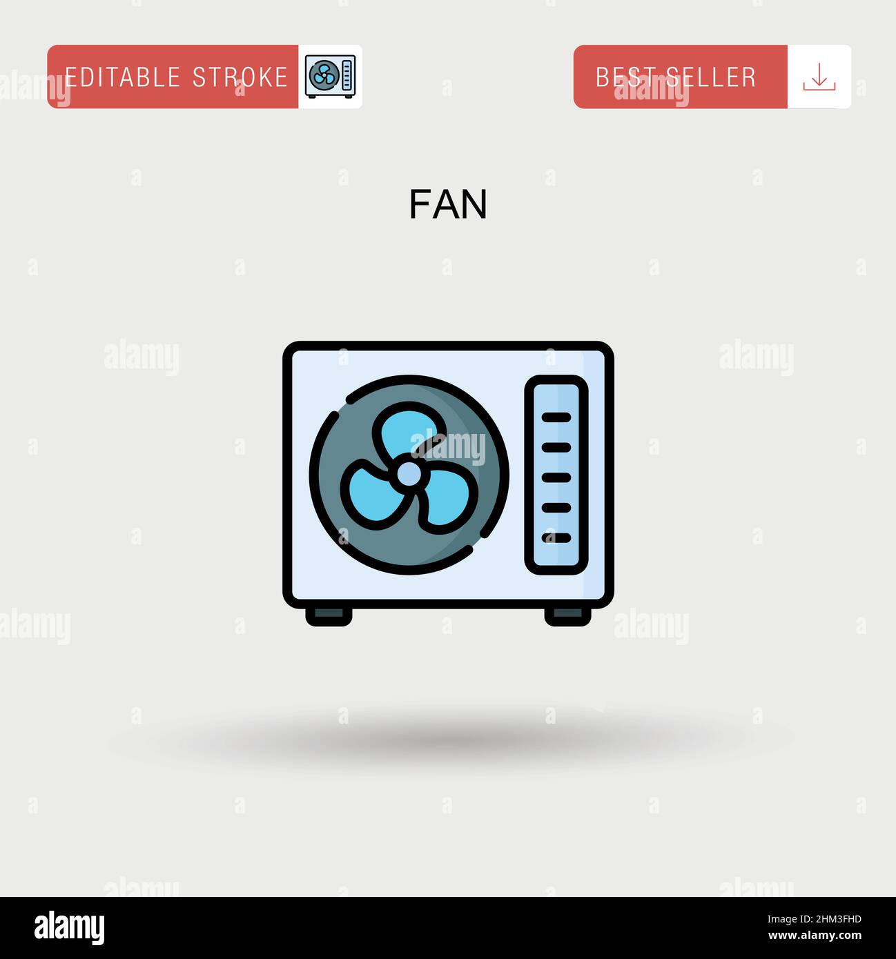 Fan Simple vector icon Stock Vector Image & Art - Alamy