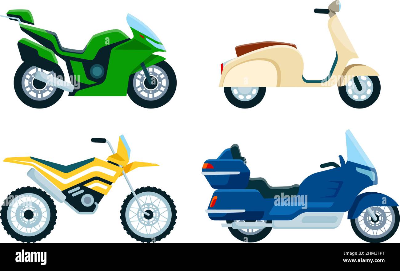 Object transportation motorcycles Stock Vector Images - Alamy