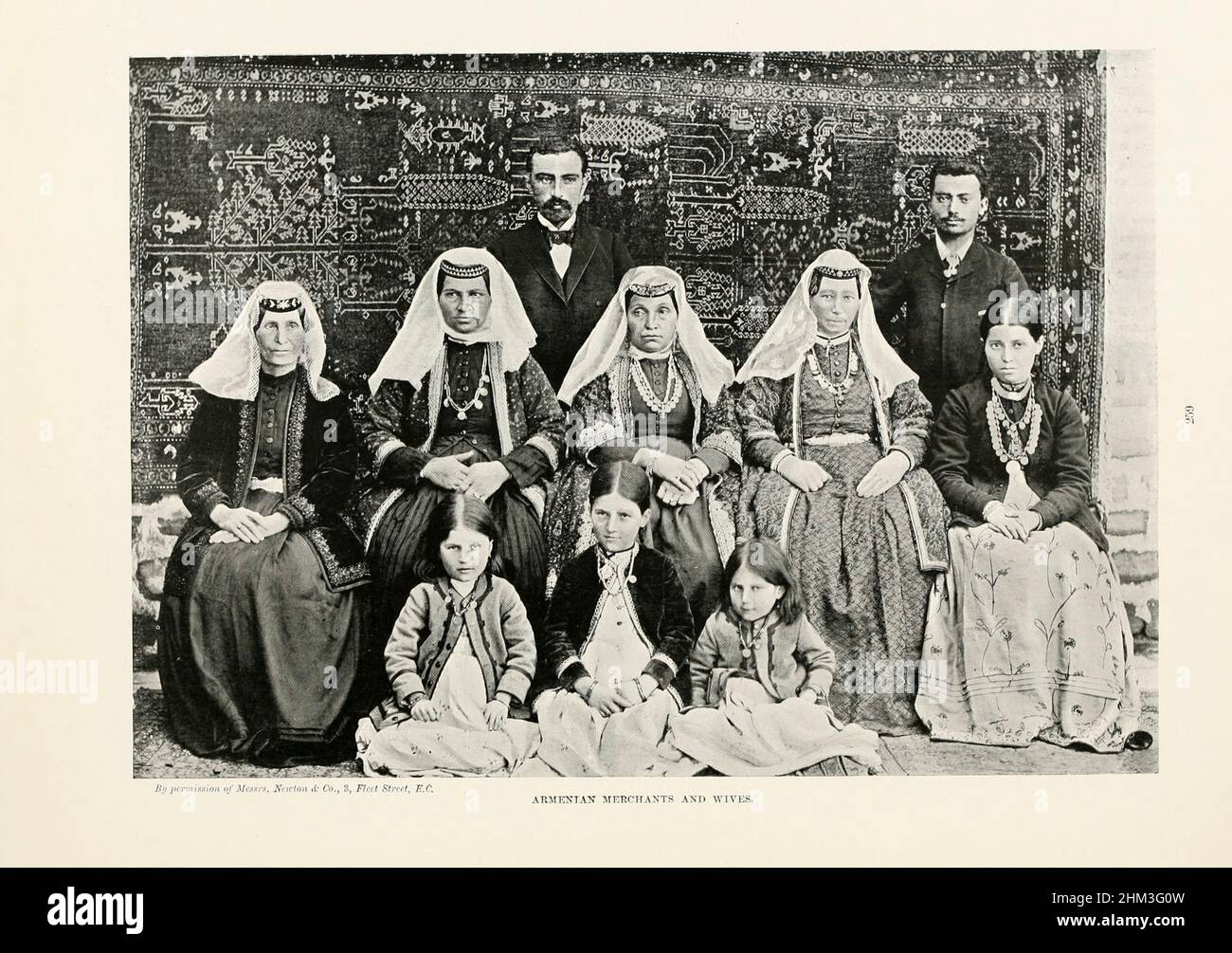 Armenian merchants and wives from the book ' The living races of ...