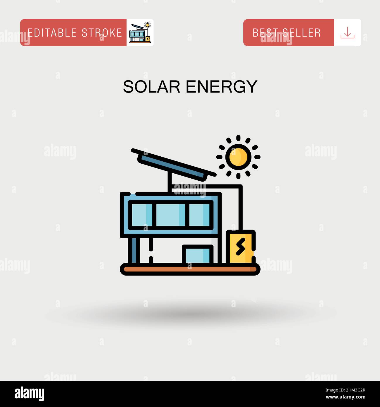 Alternative solar energy environment Stock Vector Images - Alamy