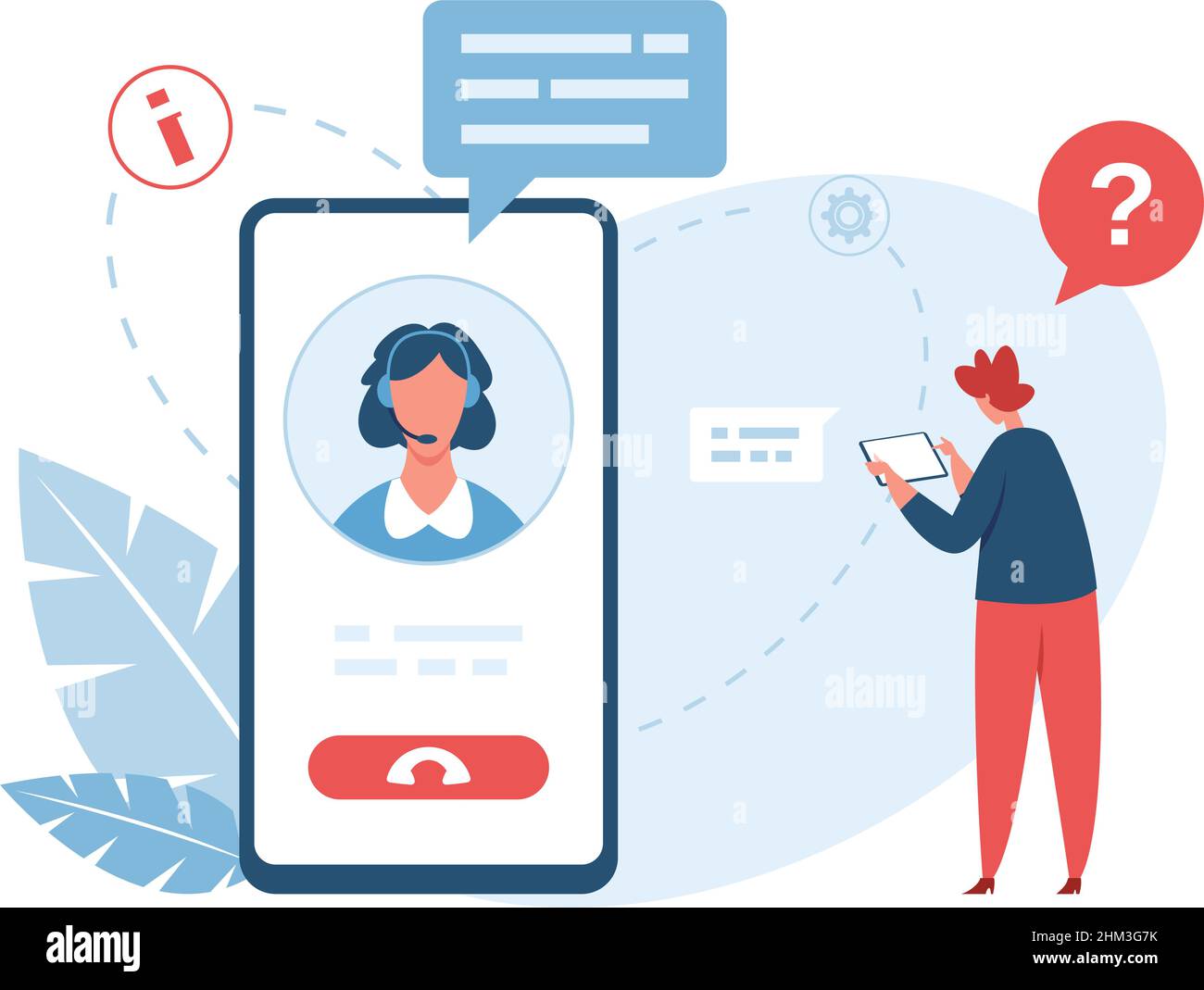 Adviser chatting Cut Out Stock Images & Pictures - Alamy