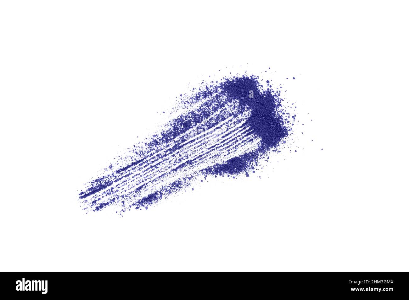 Purple eye shadow waved isolated on white background Stock Photo - Alamy