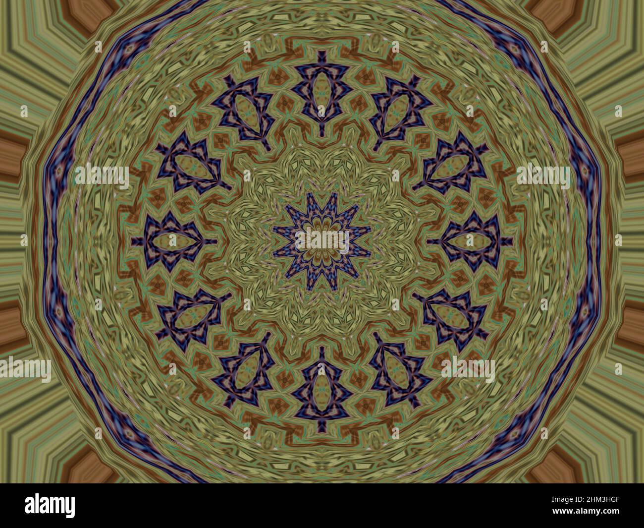 Circular kaleidoscope pattern hi-res stock photography and images - Alamy