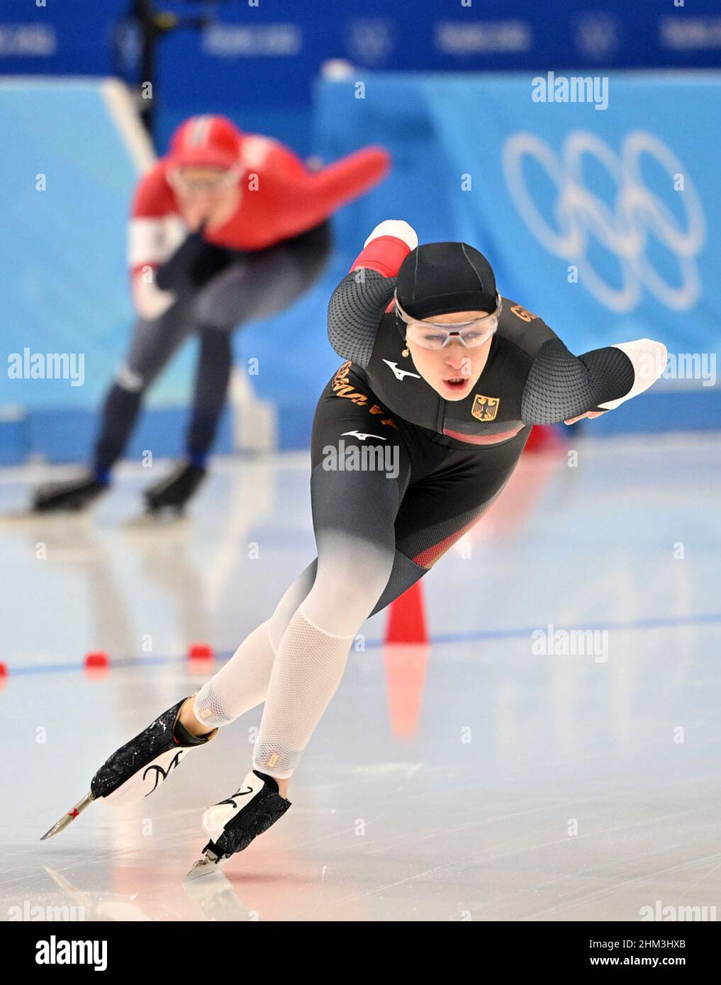 Beijing, China. 07th Feb, 2022. Olympics, speed skating, women, women's ...