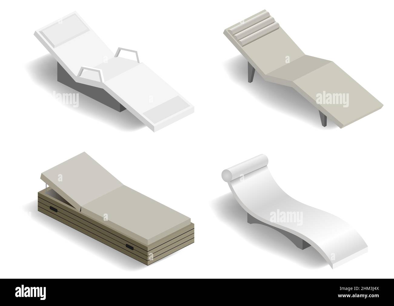 Chaise lounge modern Stock Vector Images - Alamy