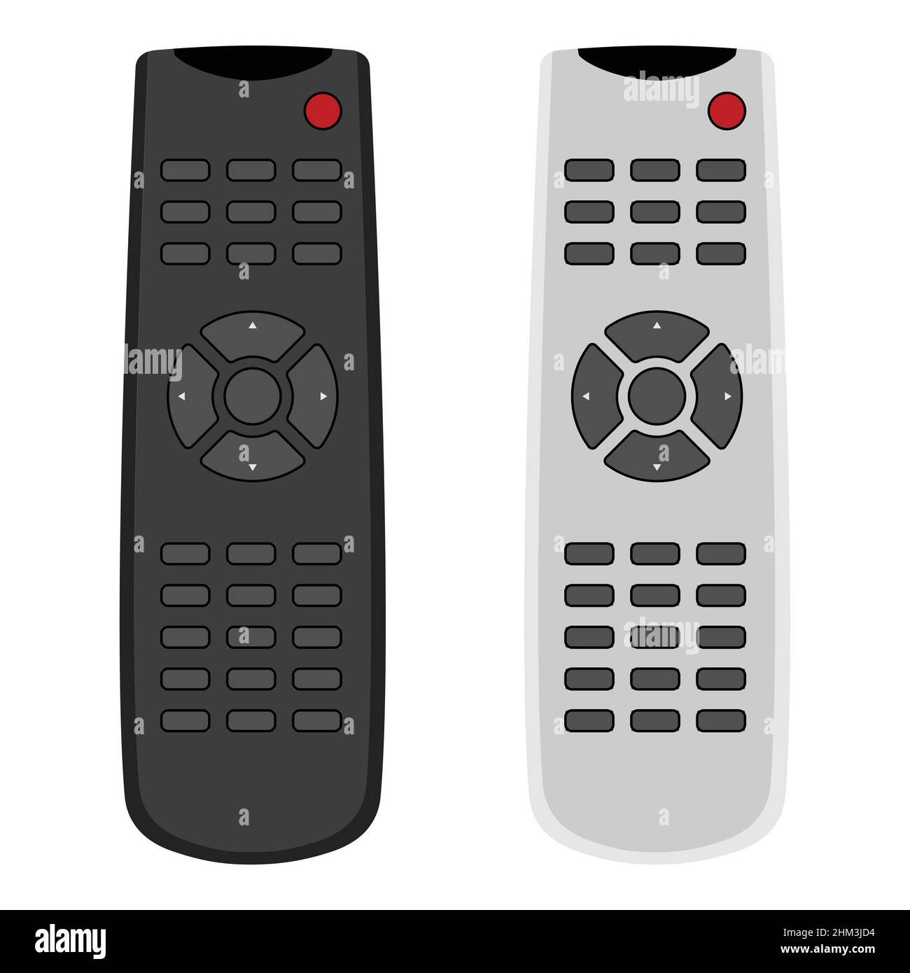 Remote control for TV or media center. Infrared controller symbol ...