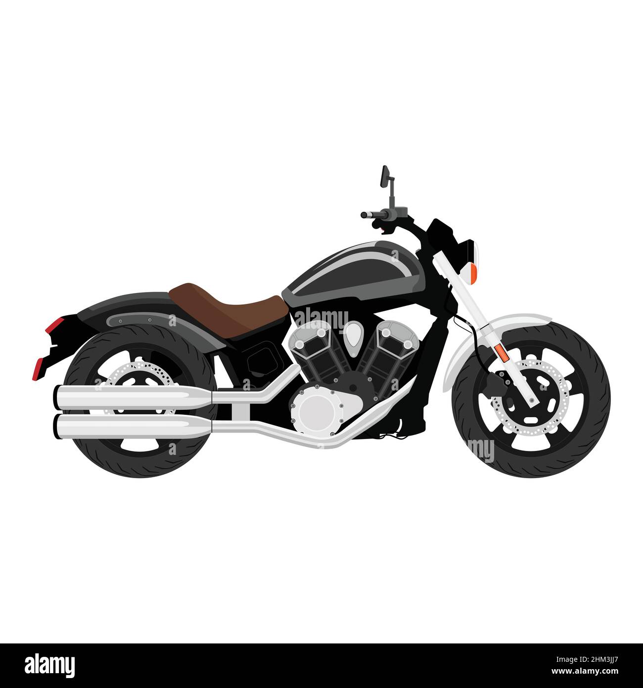 Motorcycle Cruiser Vector