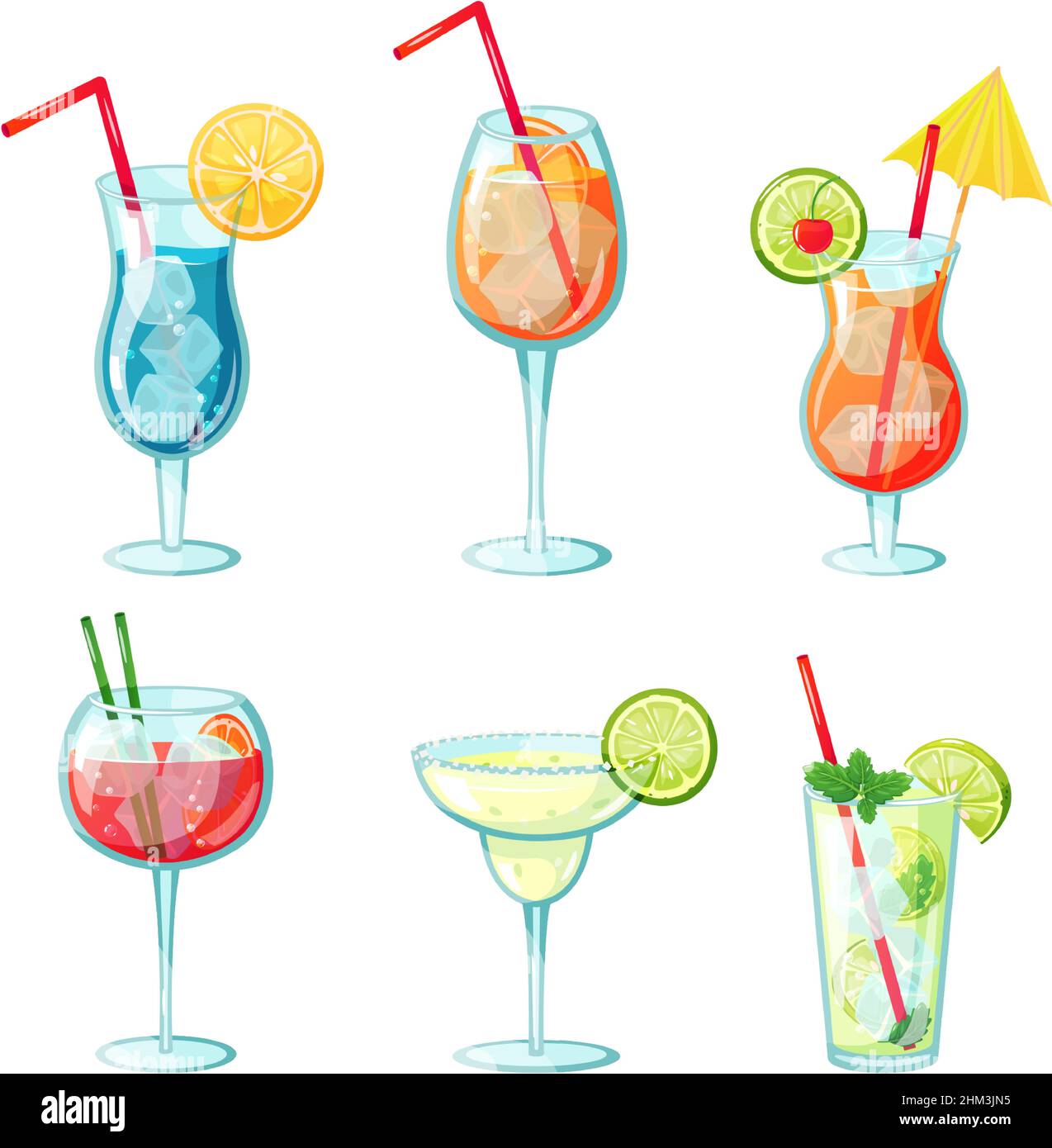 Ice cube in alcoholic Stock Vector Images - Alamy