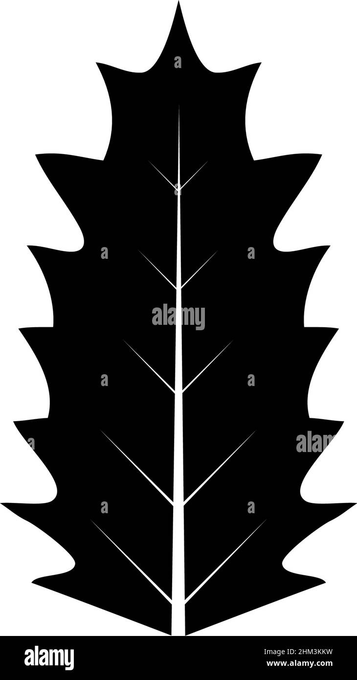 Dandelion Leaf, Taraxacum Blowball Leaves. Flat Vector Icon ...