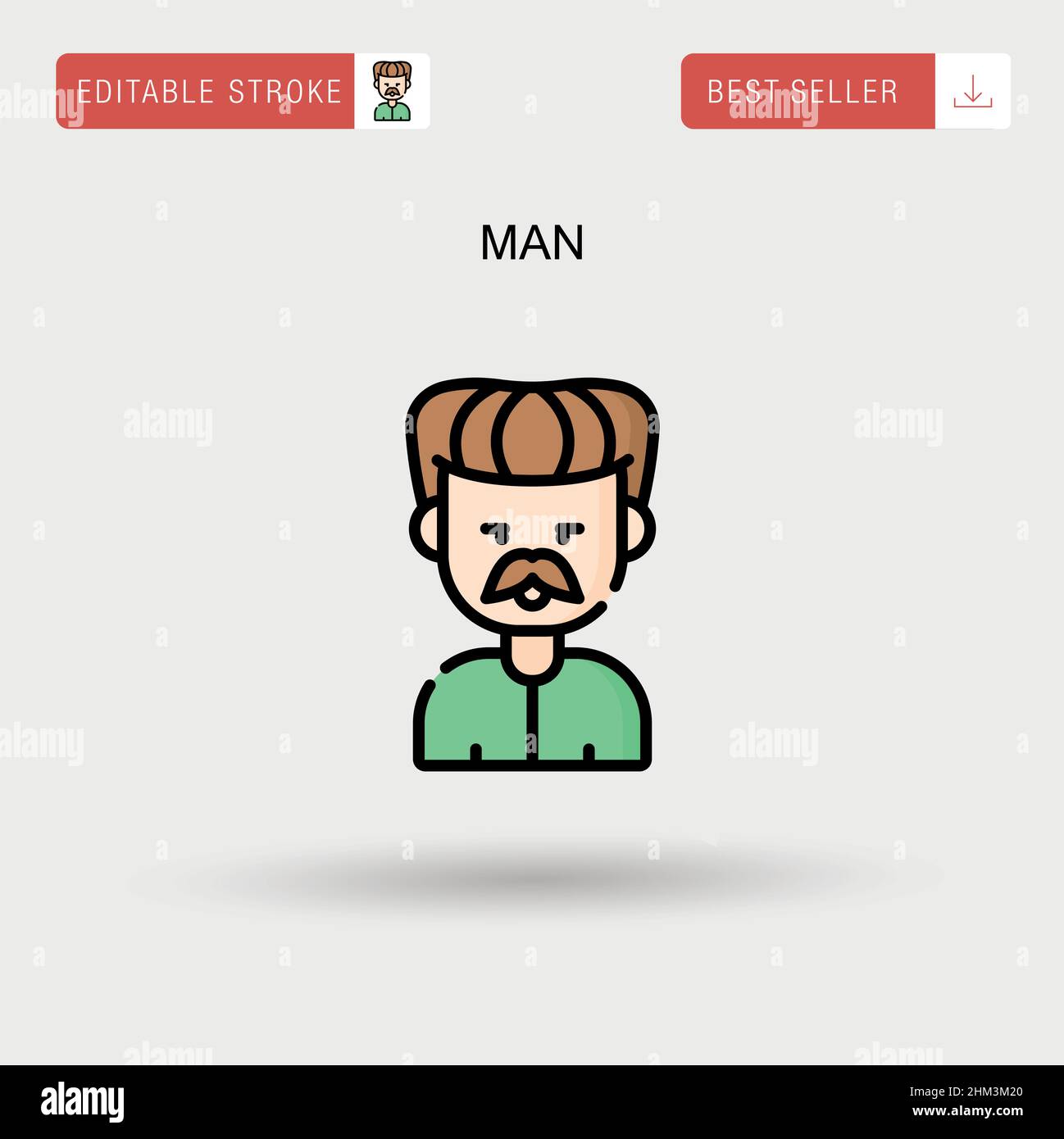 Man Simple vector icon Stock Vector Image & Art - Alamy