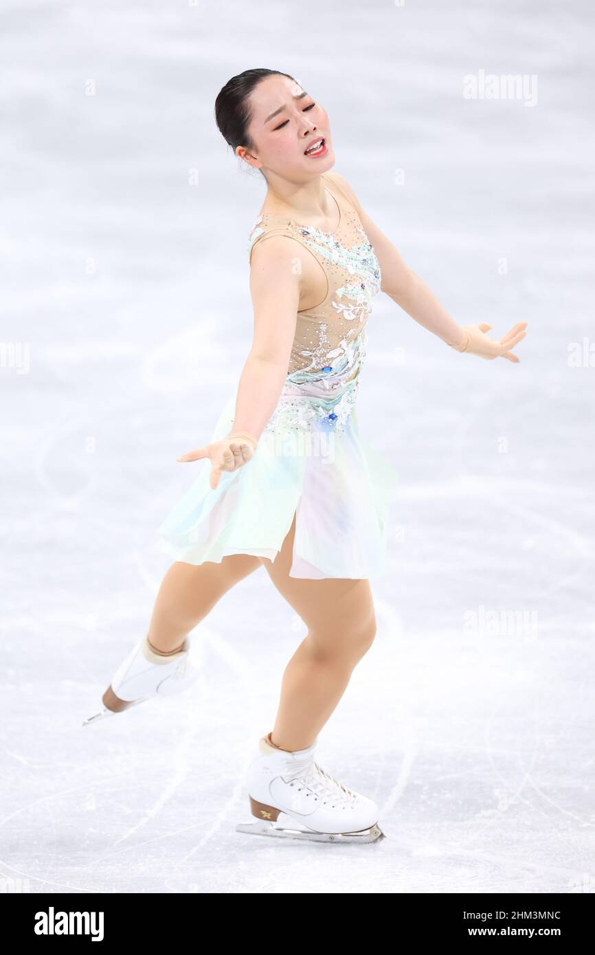 Beijing, China. 6th Feb, 2022. Wakaba Higuchi (JPN) Figure Skating ...