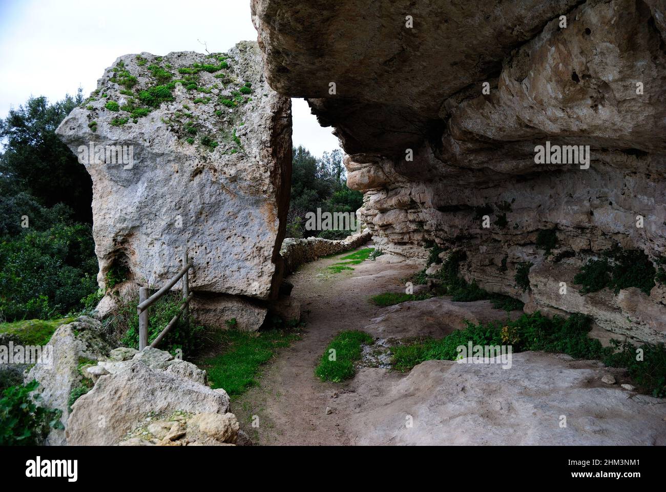 The path to Via Ferrata of the Queen Stock Photo - Alamy