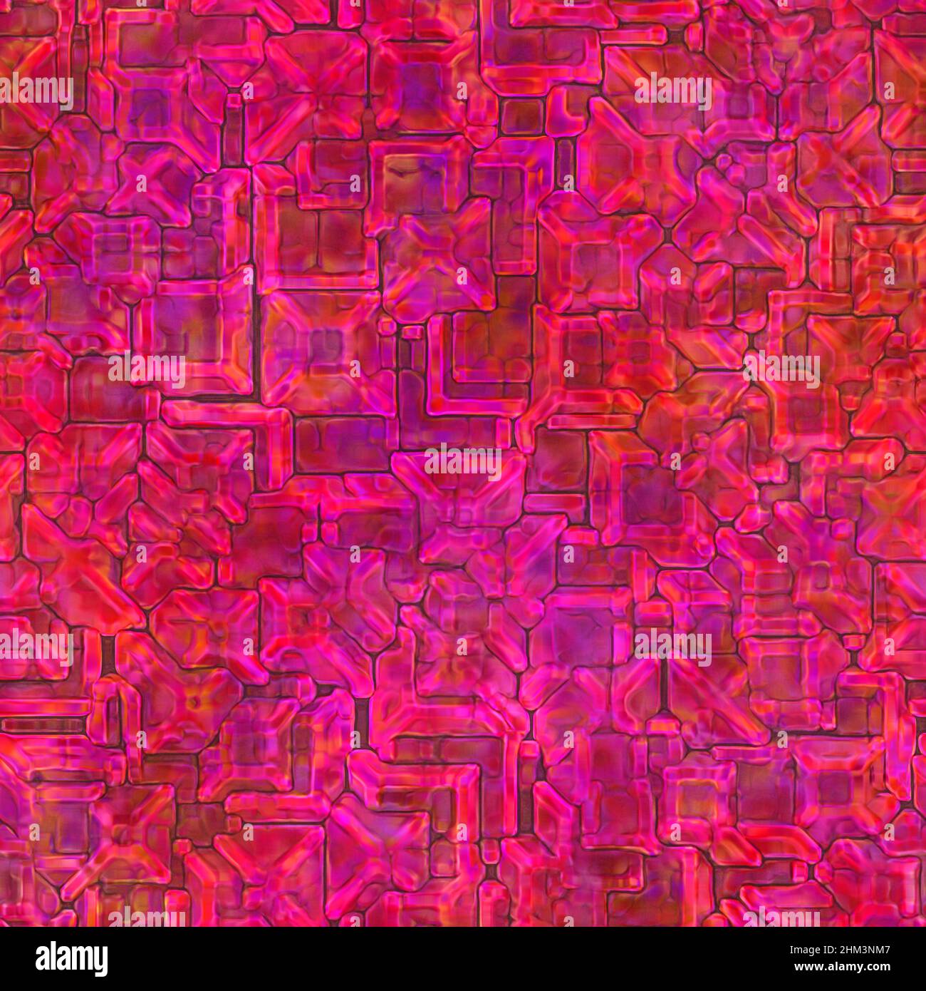 Cartoon seamless texture of color fantasy cobble stone ground pavement ...