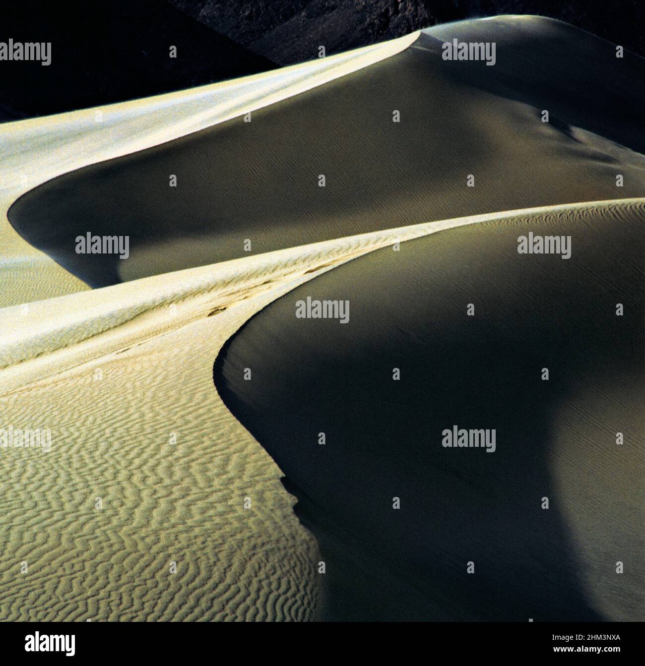 The world-renowned Ibex Sand Dunes, Death Valley National Park, Nevada ...