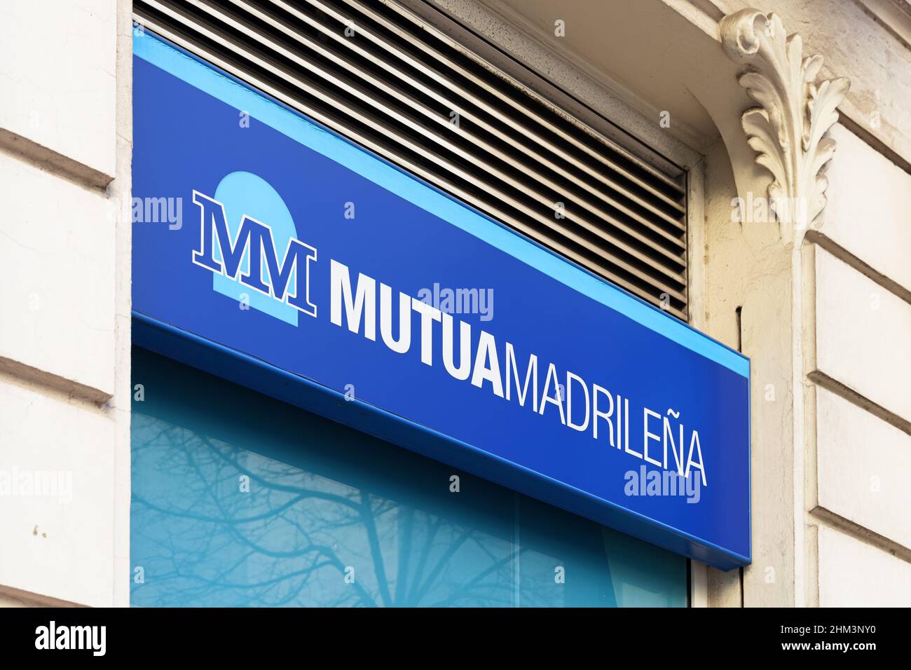 Mutua madrileña logo hi-res stock photography and images - Alamy