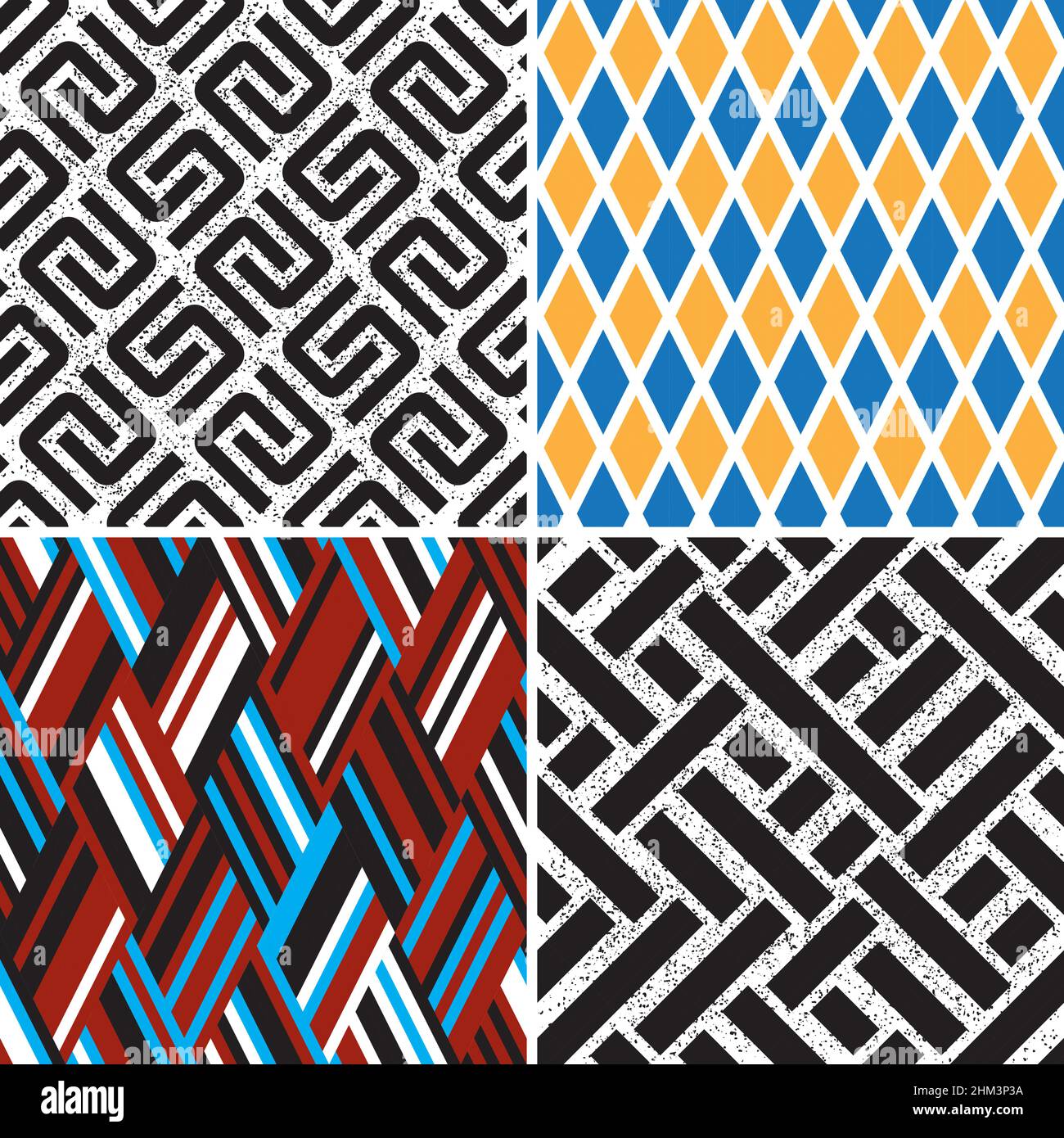 4 different vector patterns in the same package(eps). One pattern is ...