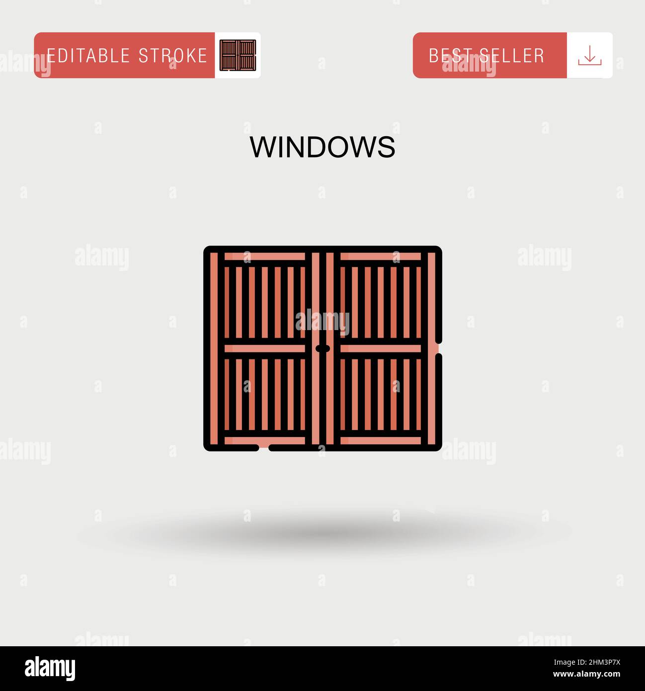 Windows Simple vector icon Stock Vector Image & Art - Alamy