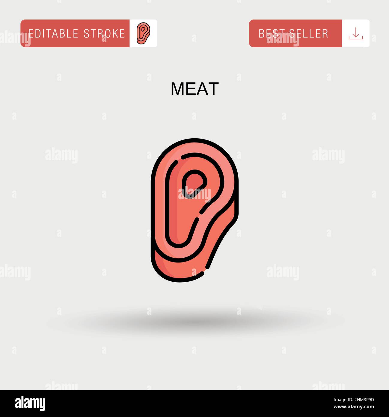 View grilled beef steak Stock Vector Images - Alamy