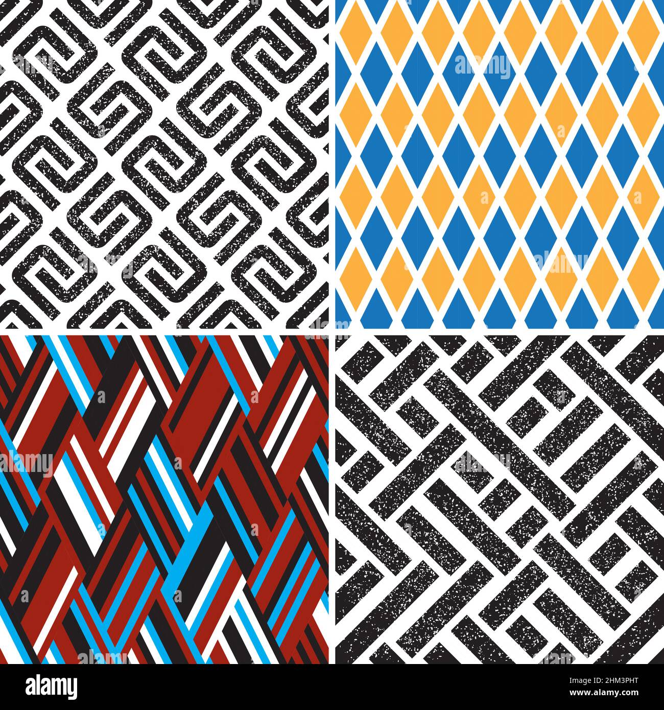 4 different vector patterns in the same package(eps). One pattern is ...