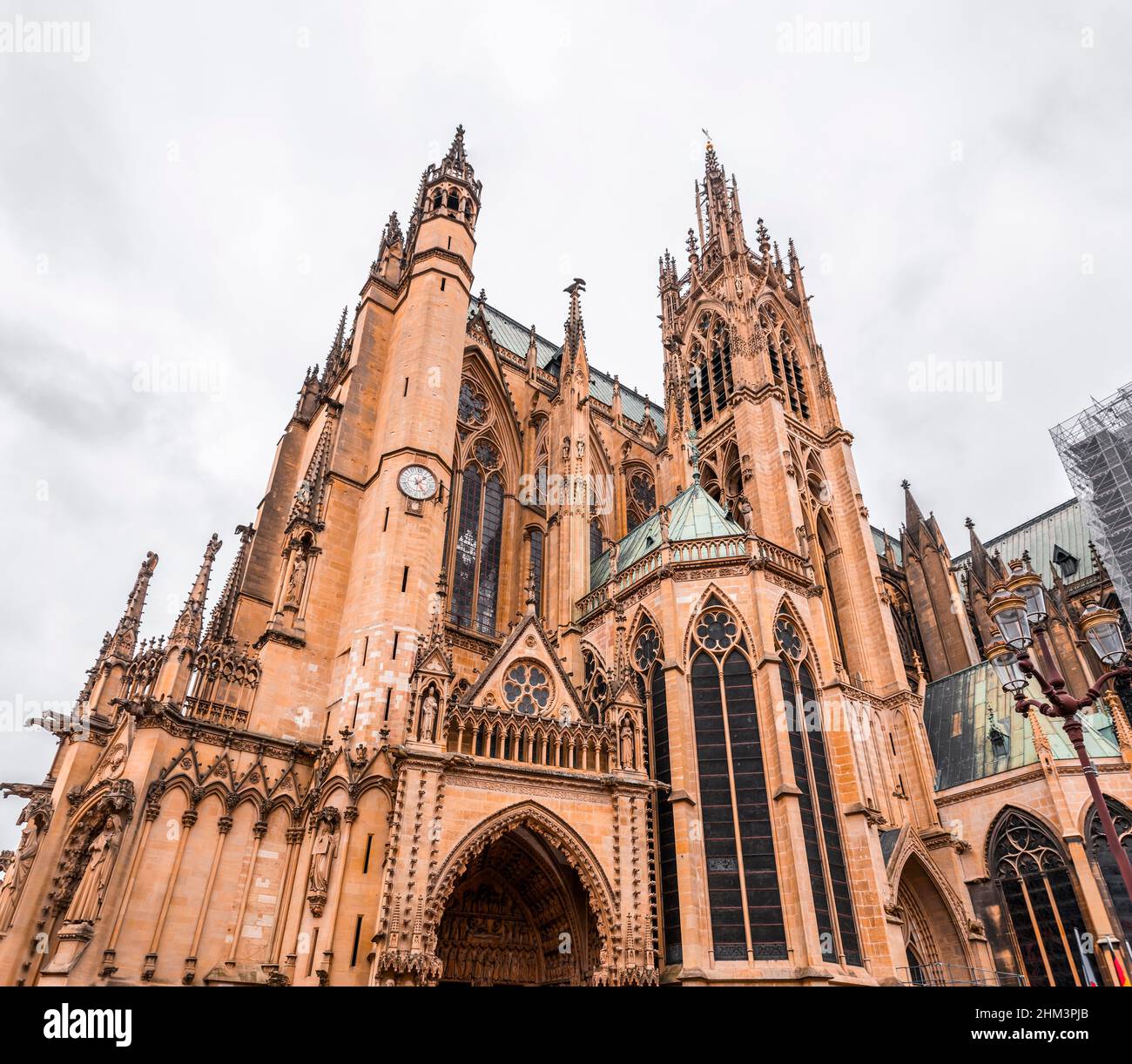 Metz Cathedral, or the Cathedral of Saint Stephen is a Roman Catholic ...