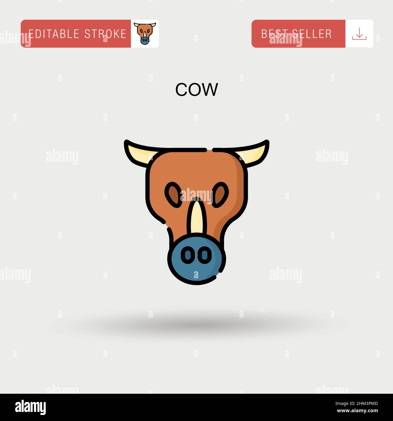 Dairy cow cows Stock Vector Images - Alamy