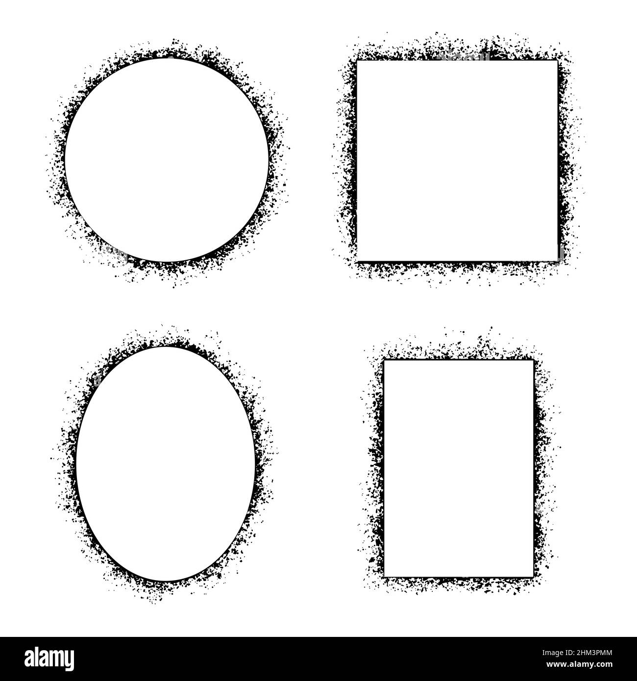 Paint splatter template outline Stock Vector Images - Alamy