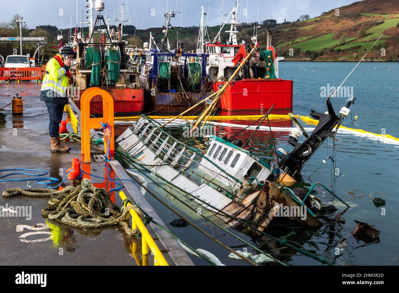 Union Hall, West Cork, Ireland. 7th Feb, 2022. Fishing trawler 'Sceptre ...