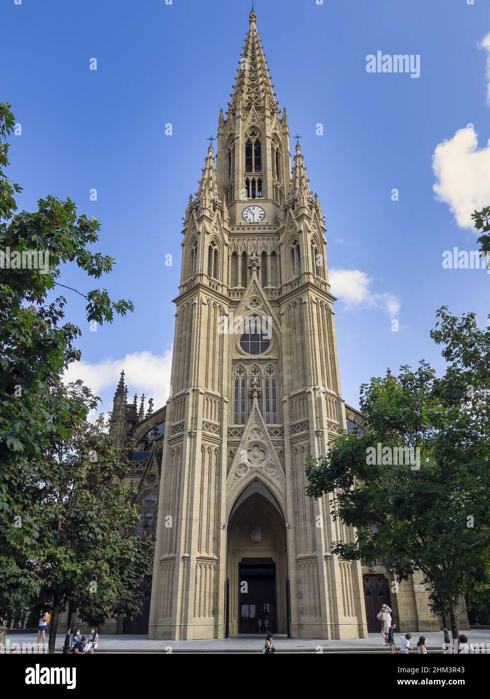 Cathedral of Good Shepherd of San Sebastian Stock Photo - Alamy