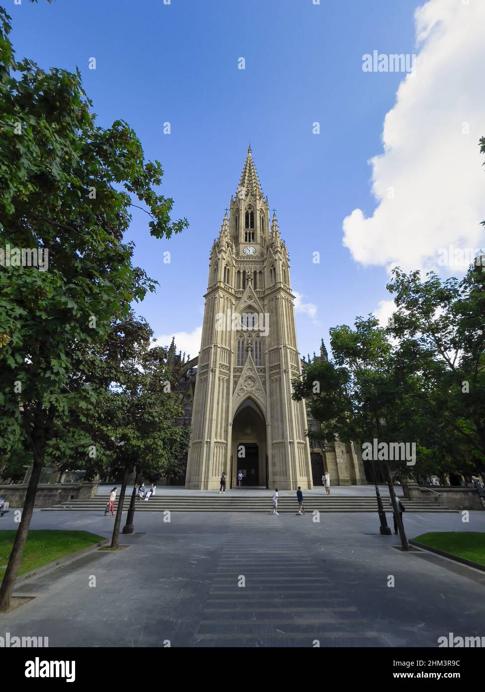 Cathedral of Good Shepherd of San Sebastian Stock Photo - Alamy