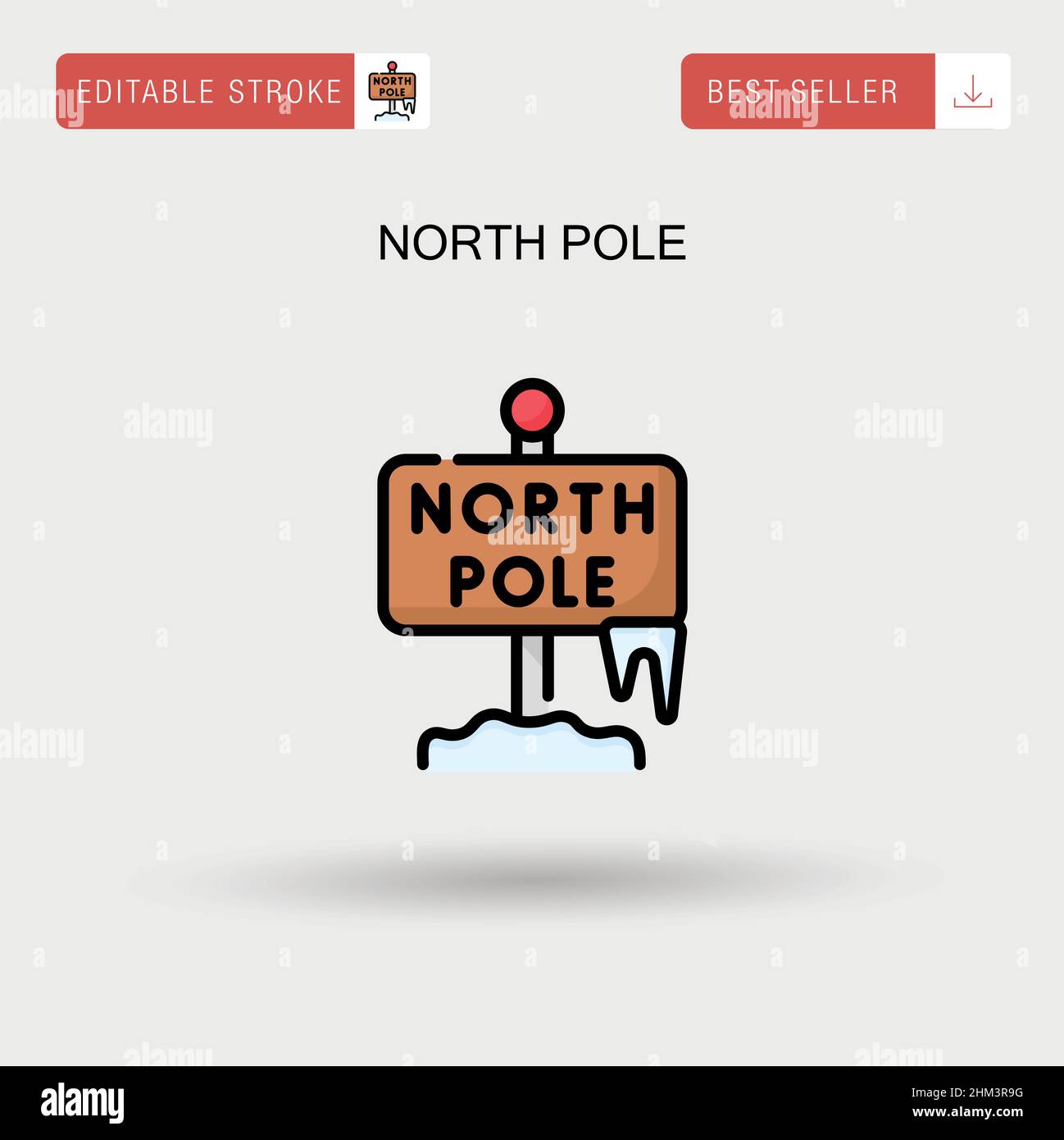 North pole Stock Vector Images - Alamy