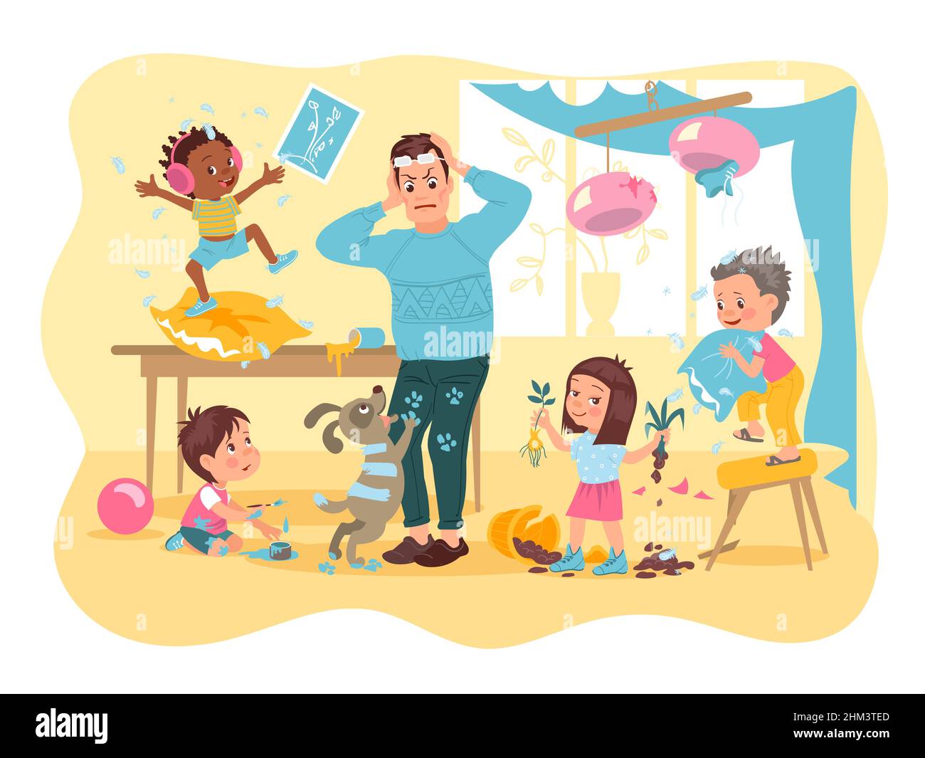 Naughty Kids Cartoon