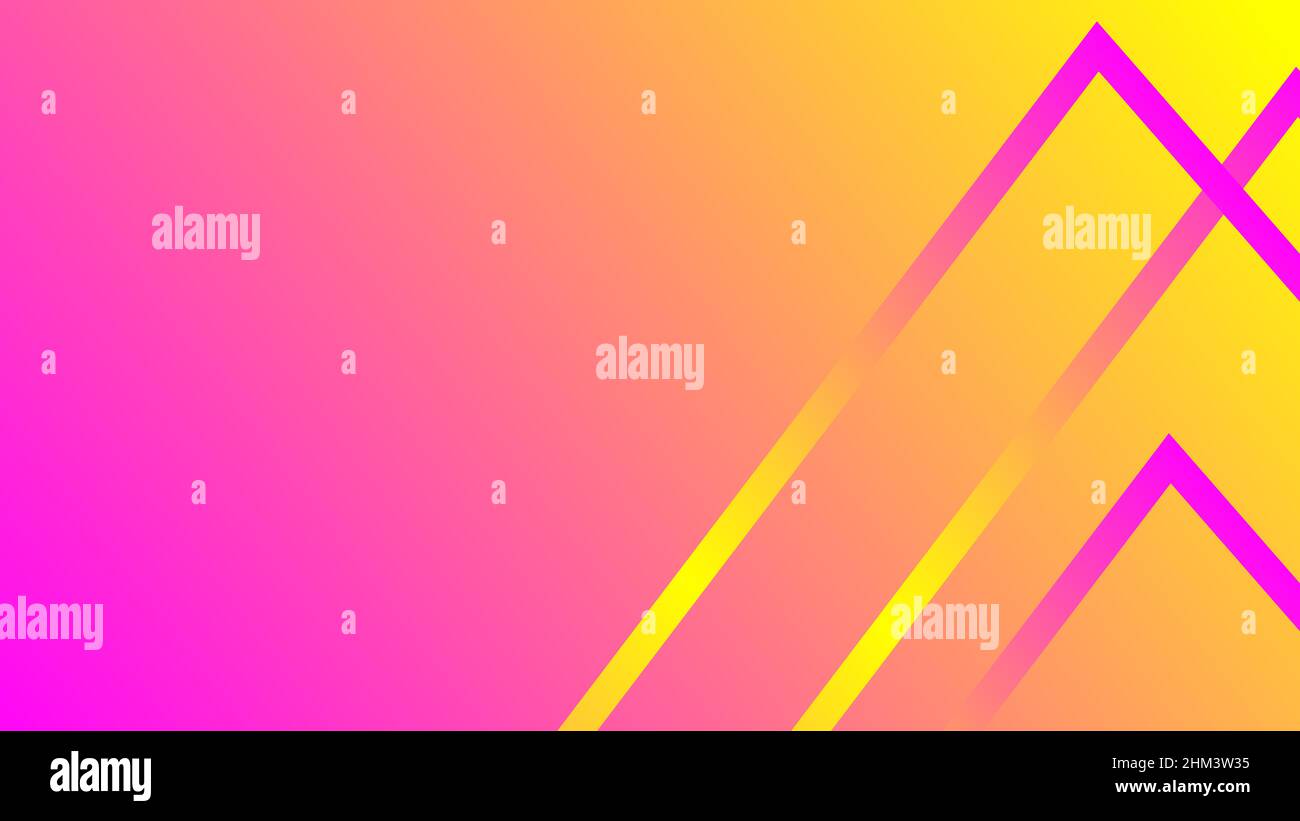 Gradient pink yellow abstract background with straight lines Stock ...
