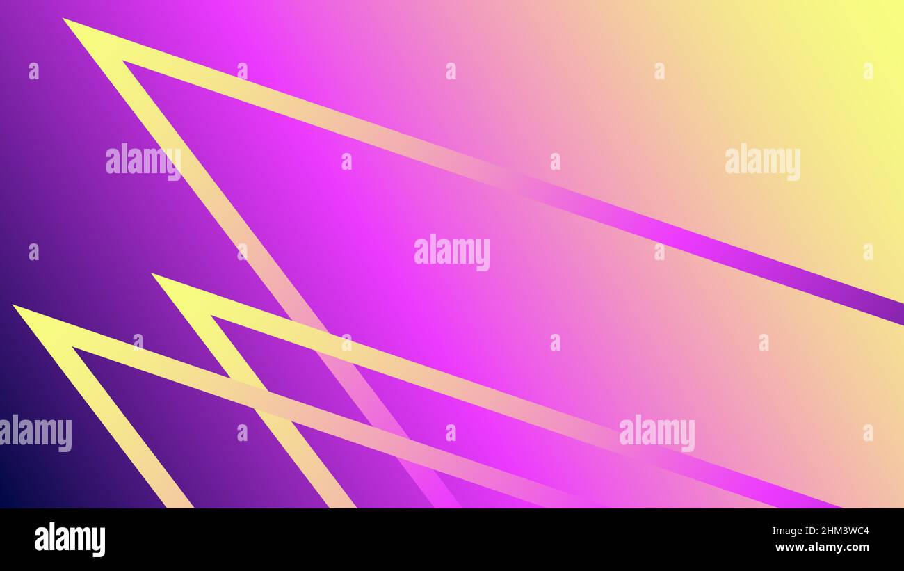 Gradient purple yellow abstract background with straight lines Stock ...