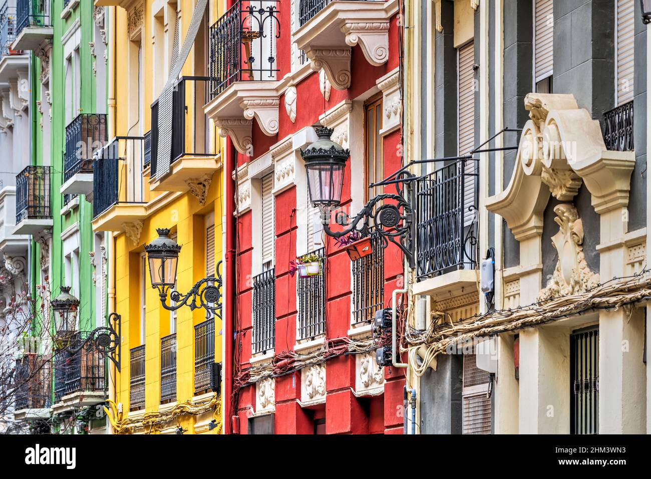 Colorful european buildings hi-res stock photography and images - Alamy