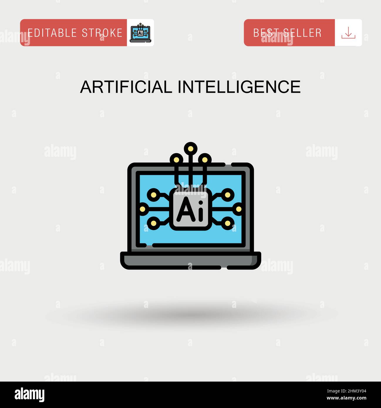 Digital artificial intelligence circuit futuristic Stock Vector Images ...